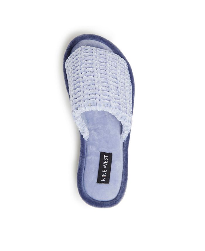 Nine West Women's Chenille Slide Slipper, Online Only - Macy's