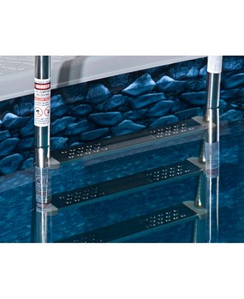 Blue Wave Premium Stainless Steel in Pool Ladder for Above Ground Pools ...