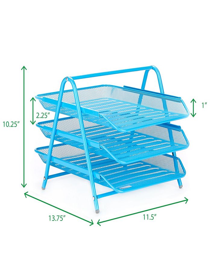 Mind Reader 3 Tier Paper Tray Desk Organizer - Macy's