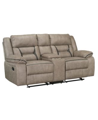 Acropolis 78" Manual Motion Reclining Glider Loveseat - Macy's