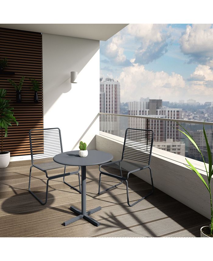 CosmoLiving By Cosmopolitan Nyla Collection 3-Piece Outdoor Patio ...