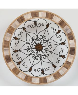 Luxen Home Wall Plaque with Wood Frame - Macy's