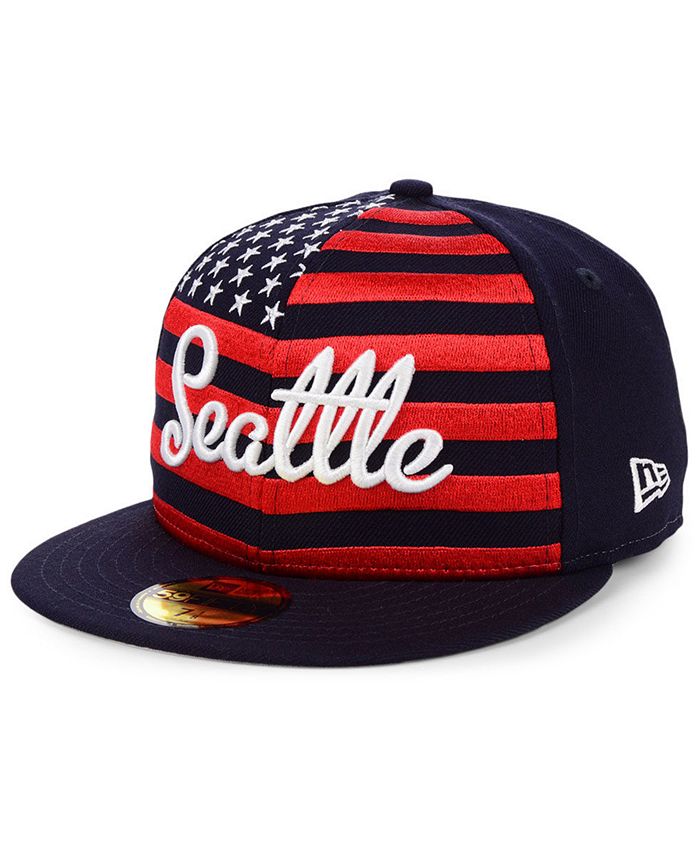New Era Seattle Mariners Retro Big Flag 59FIFTY Cap - Macy's