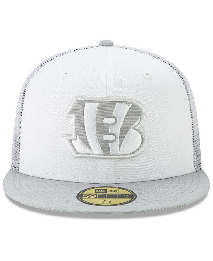 Lids New Era Cincinnati Bengals White Cloud Meshback 59FIFTY Cap - Macy's