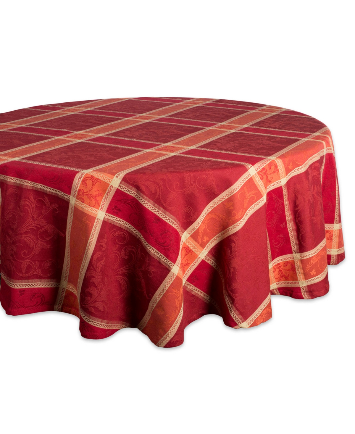 Click here for Design Imports Harvest Wheat Jacquard Tablecloth -... prices
