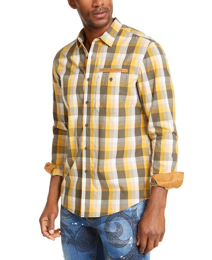 Sean John Men's Mini Check Shirt - Macy's