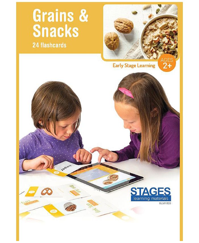 Stages Learning Materials Link4fun Grains Snacks Interactive Flashcard ...