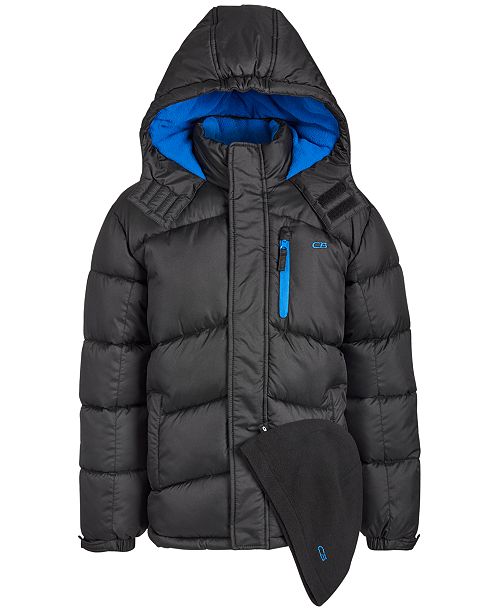 CB Sports Little Boys 2-Pc. Puffer Jacket & Hat Set & Reviews - Coats ...