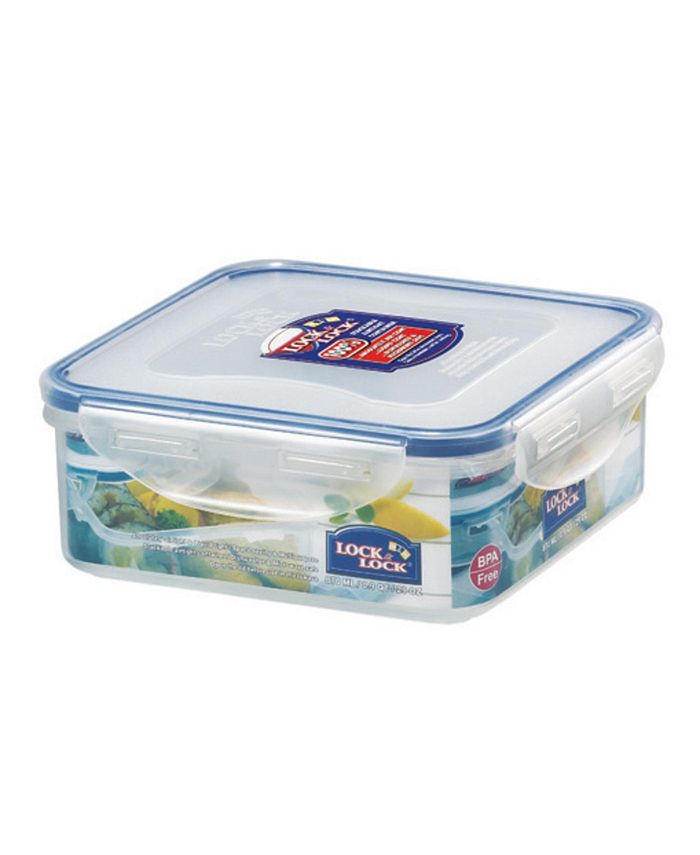 Lock n Lock Easy Essentials Square 29-Oz. Food Storage Container - Macy's