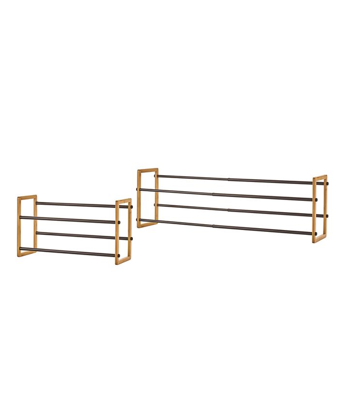 TRINITY Basics 2-Tier Expandable Shoe Rack, Pack of 2 - Macy's