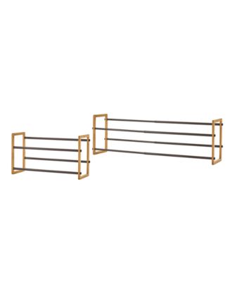 TRINITY Basics 2-Tier Expandable Shoe Rack, Pack of 2 - Macy's