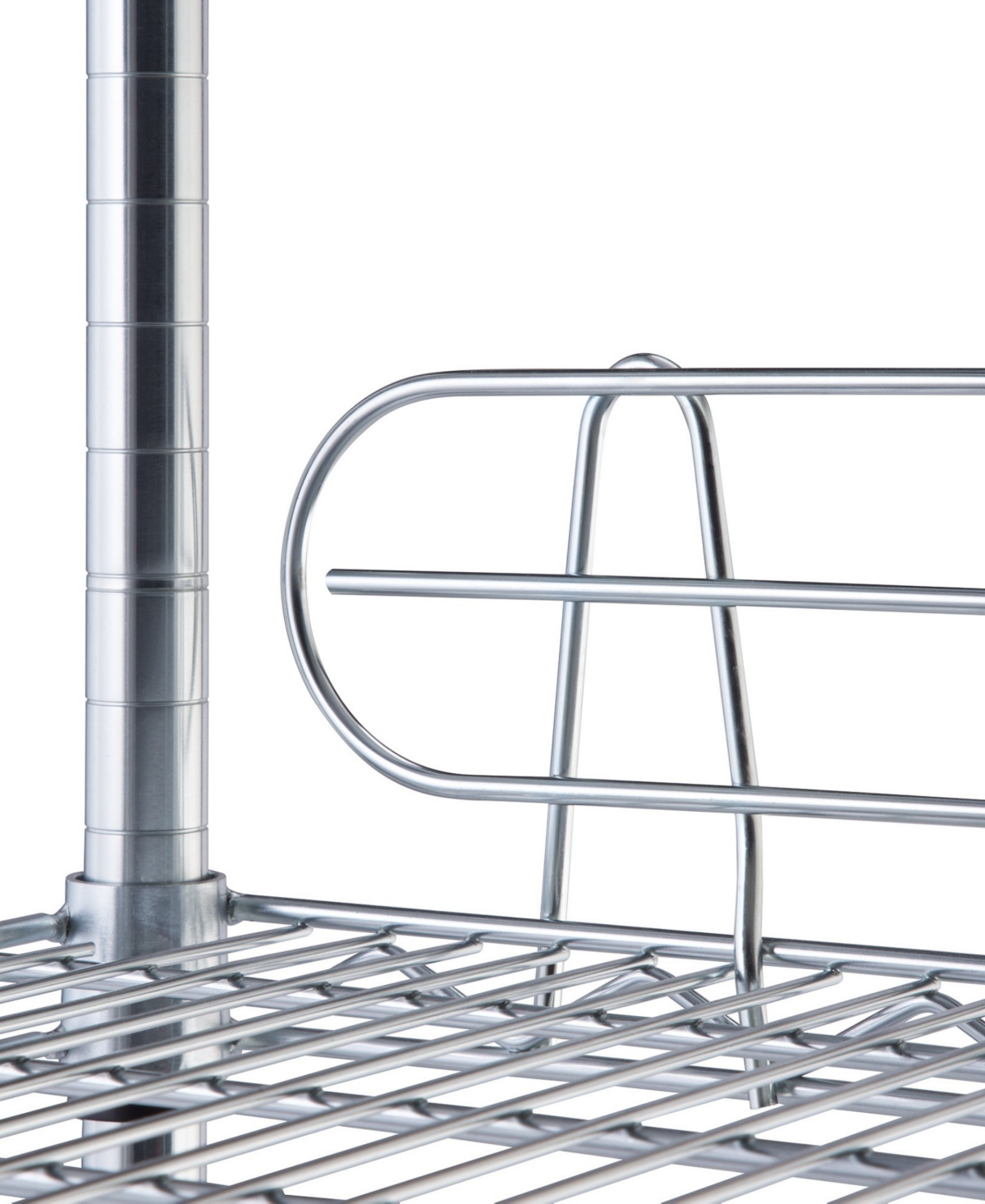 Trinity 6-Tier Wire Shelving Rack with Nsf Includes Wheels and Back ...