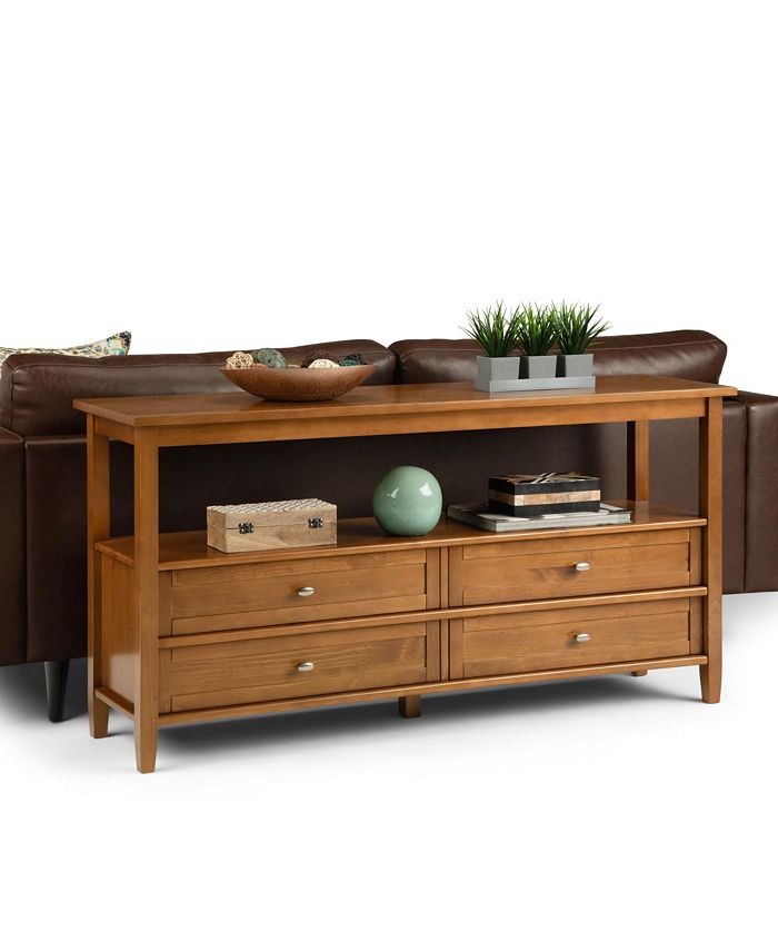 Simpli Home Warm Shaker Console Table - Macy's