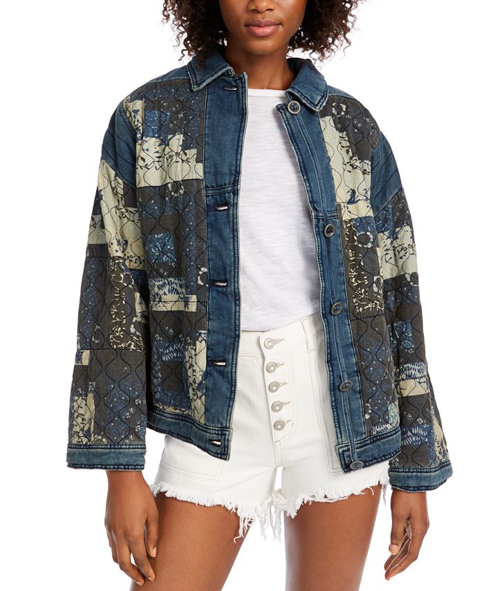 Free People Pieced-Together Jacket - Macy's