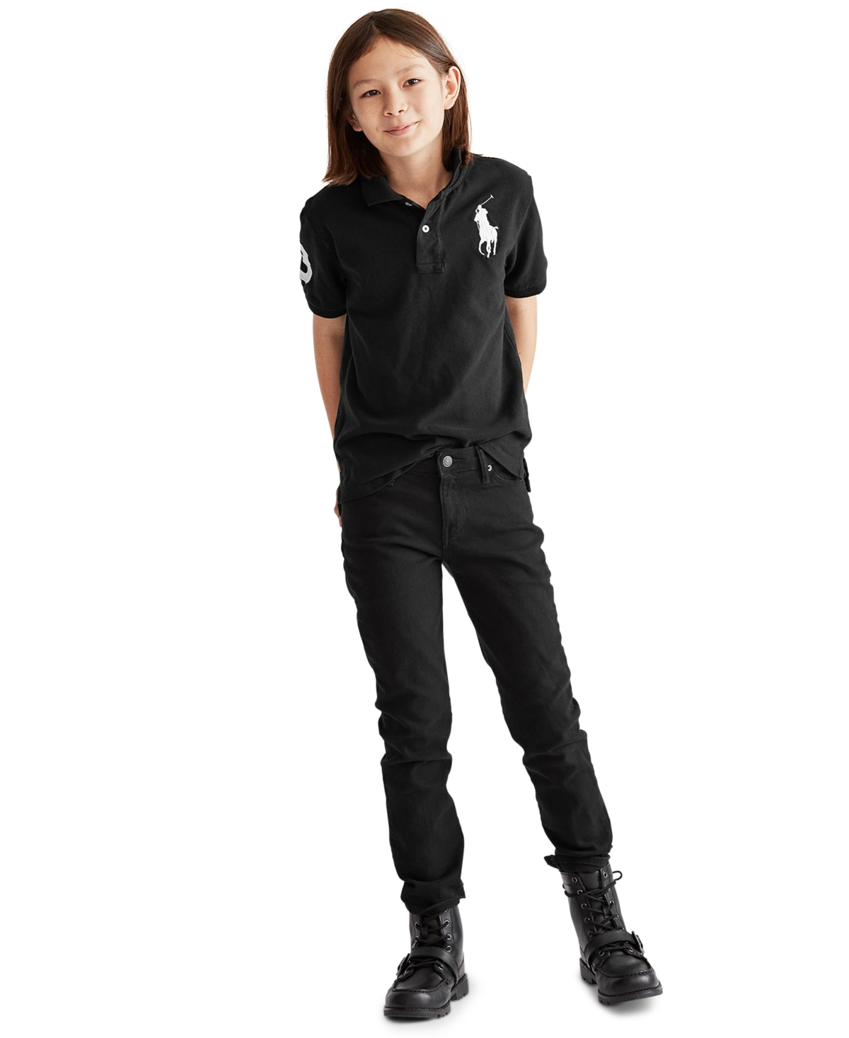 Click here for Polo Ralph Lauren Big Boys Big Pony Cotton Mesh Sh... prices