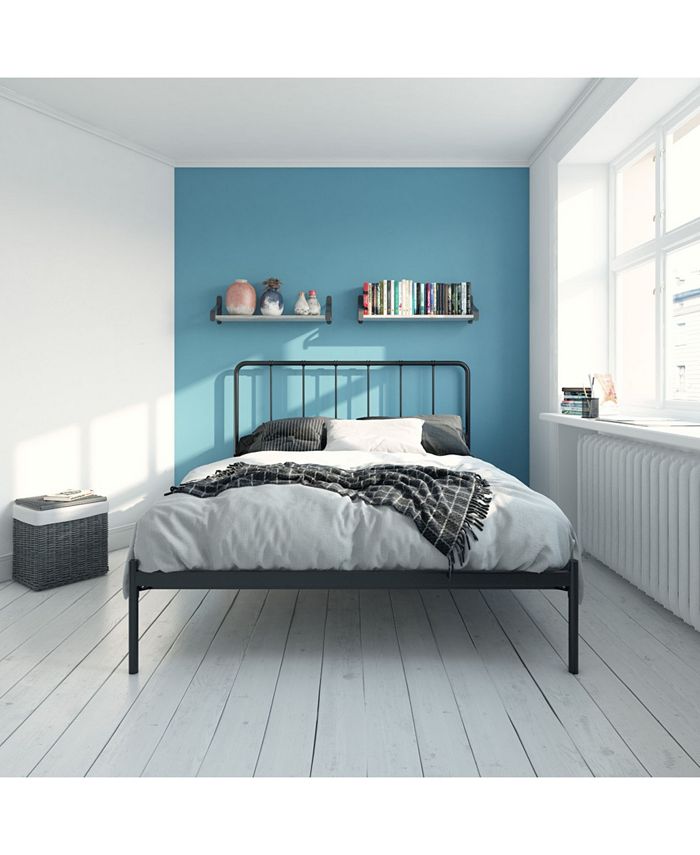 EveryRoom Arya Metal Bed, Queen Size - Macy's