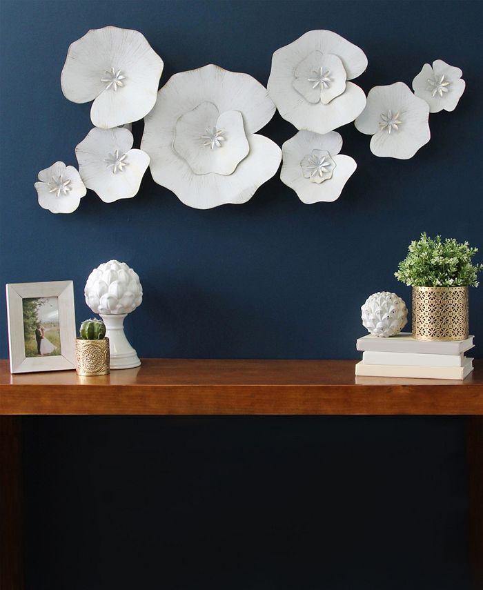 Stratton Home Décor Stratton Home Decor Lily Pad Metal Wall Art - Macy's