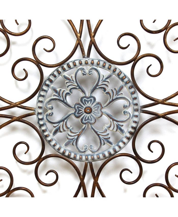 Stratton Home Décor Stratton Home Decor Scroll Medallion Wall Decor ...