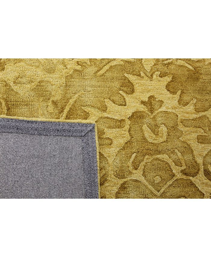 D Style Pascal Pas1 Gold 3'6" x 5'6" Area Rugs - Macy's