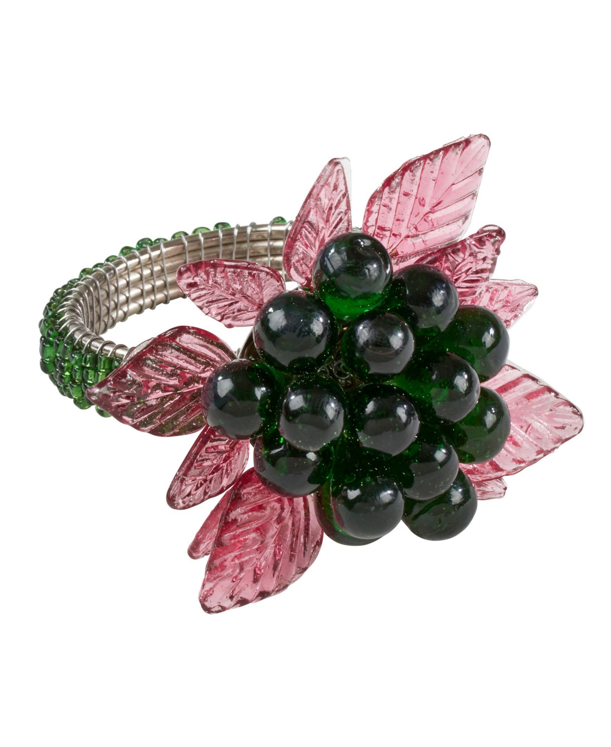 Click here for Saro Lifestyle Flower and Leaves Design Beaded Nap... prices