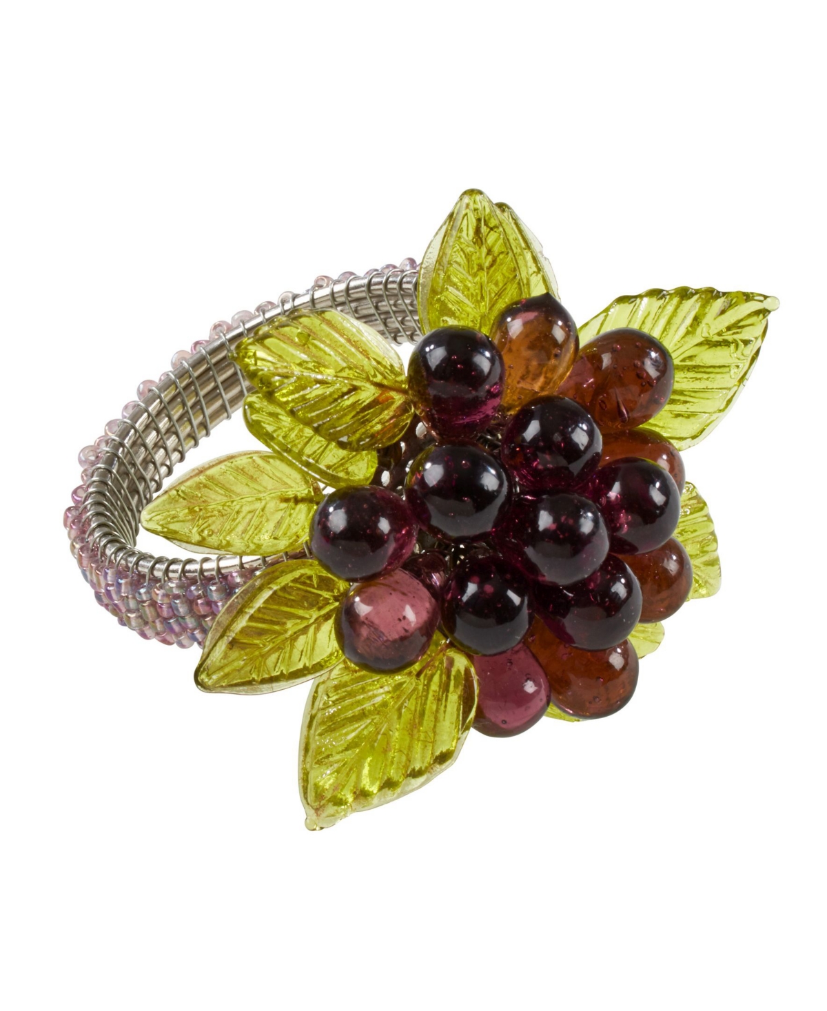 Click here for Saro Lifestyle Flower and Leaves Design Beaded Nap... prices