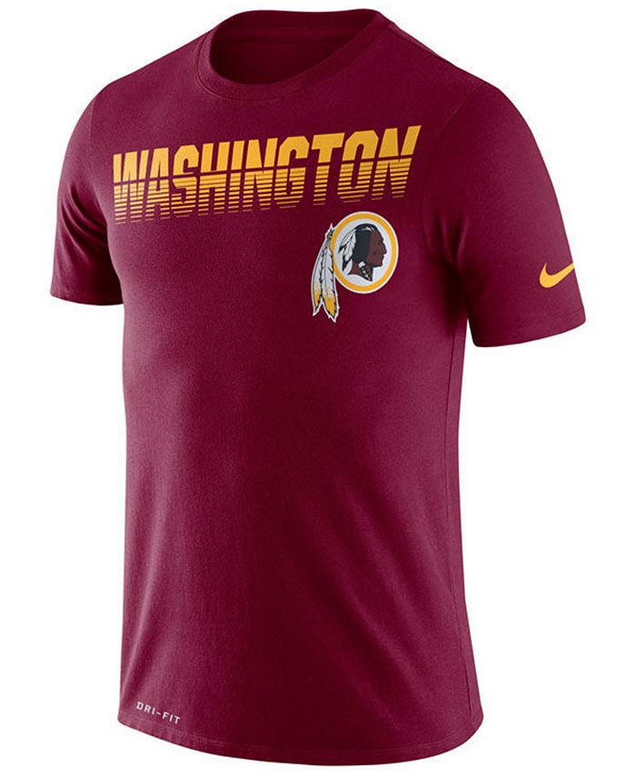 Nike Men's Washington Redskins Sideline Legend Line of Scrimmage T ...