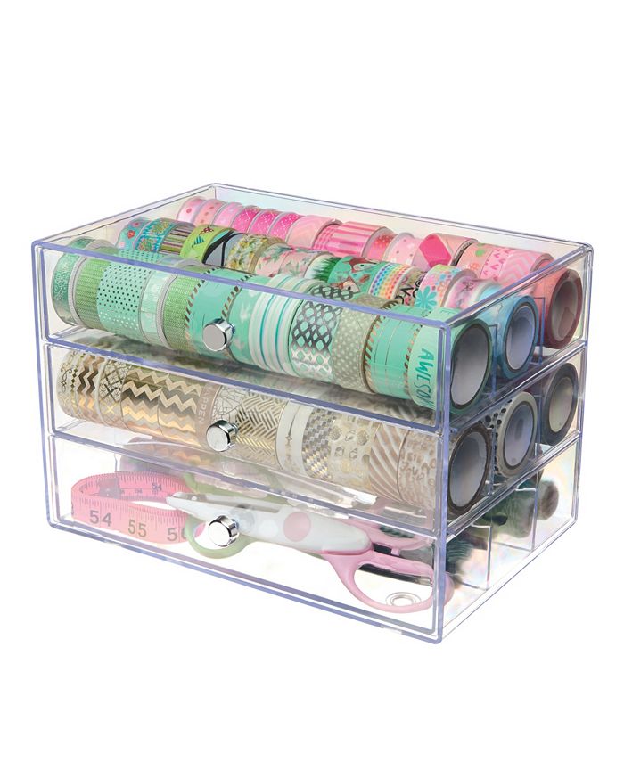 Deflecto Small 3-Drawer Storage Organizer - Macy's