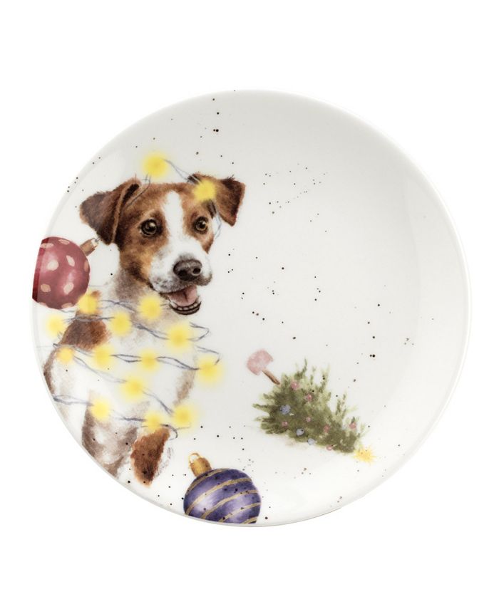 Wrendale Designs Wrendale Coupe Plate Set (Dog and Mouse) - Macy's