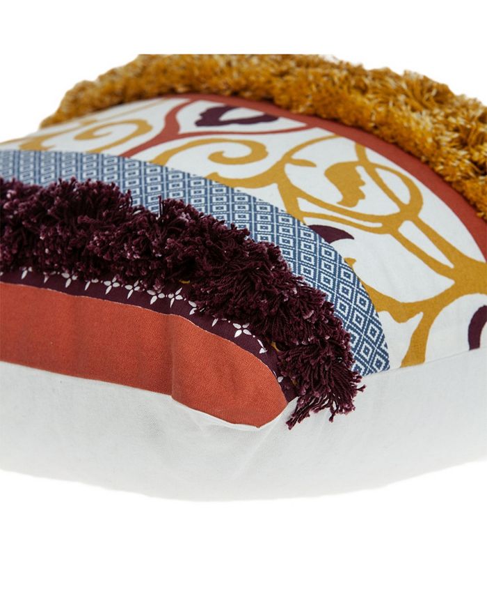 Parkland Collection Juno Bohemian Multicolor Pillow Cover - Macy's