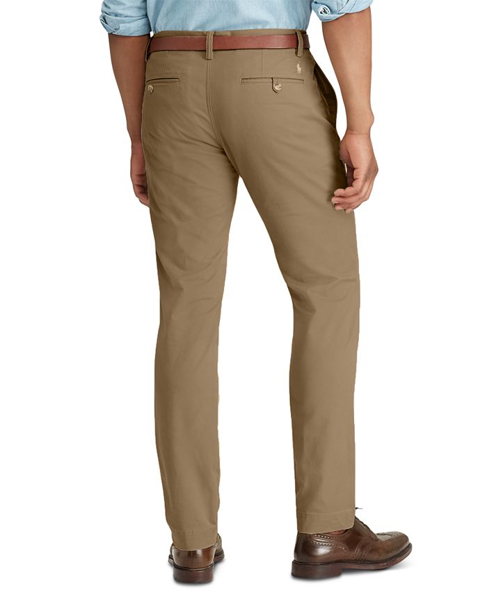 Polo Ralph Lauren Men's Straight-Fit Stretch Chino Pants - Macy's