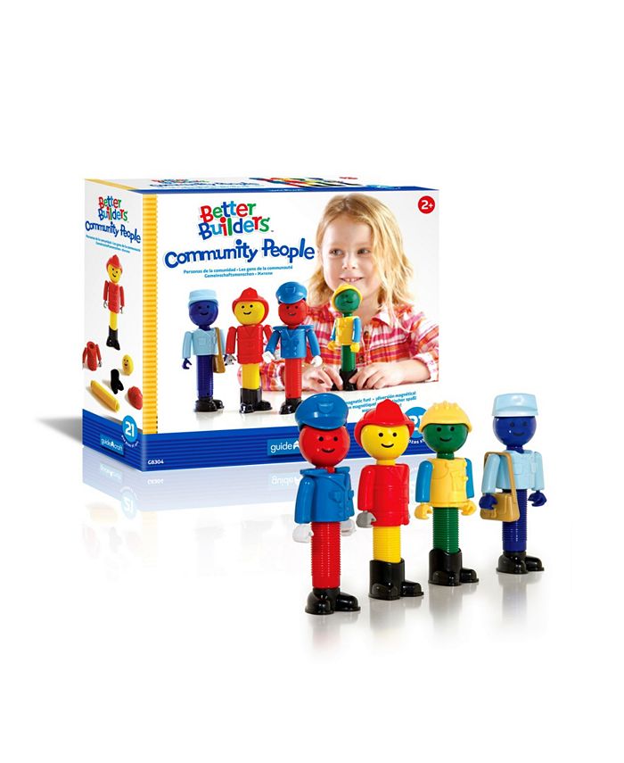 Guidecraft, Inc Guidecraft Better Builders Community People - 21 Pieces ...