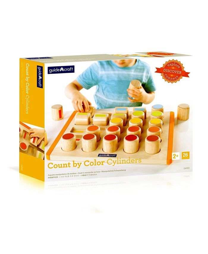 Guidecraft, Inc Guidecraft Count by Color Cylinders - Macy's