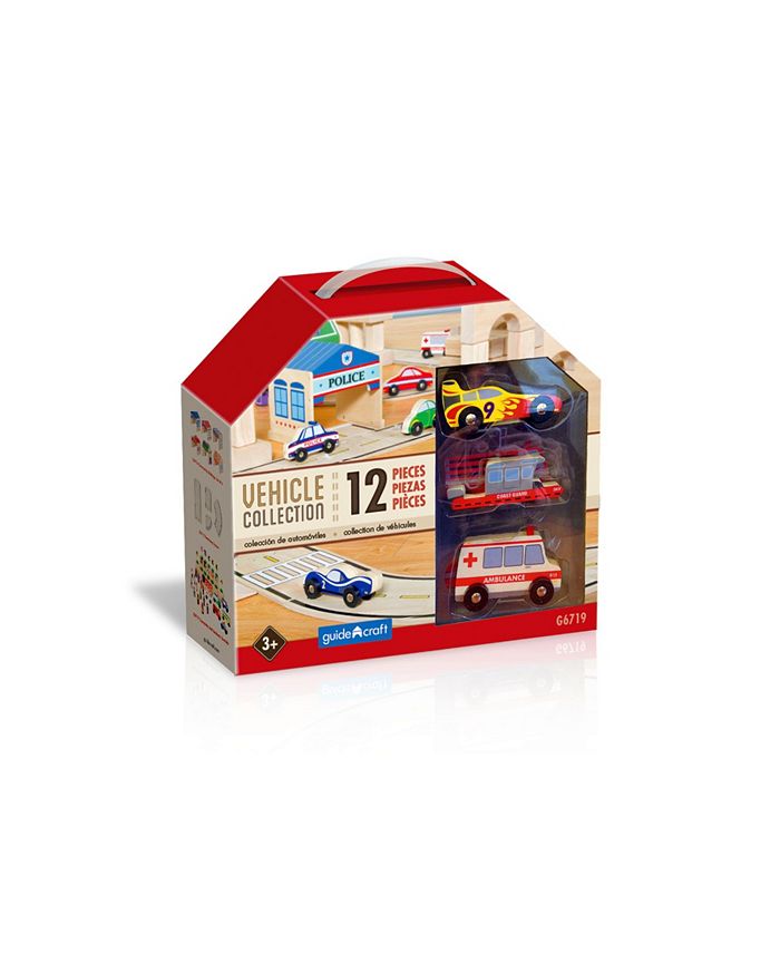 Guidecraft, Inc Guidecraft Wooden Vehicle Collection - Set of 12 - Macy's