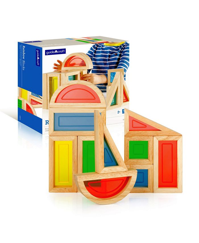 Guidecraft, Inc Guidecraft Rainbow Blocks - 10 Pieces Set - Macy's