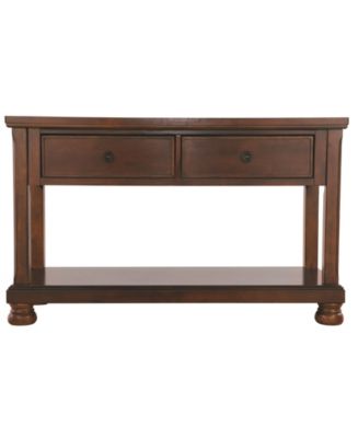 Ashley Furniture Porter Sofa Table - Macy's
