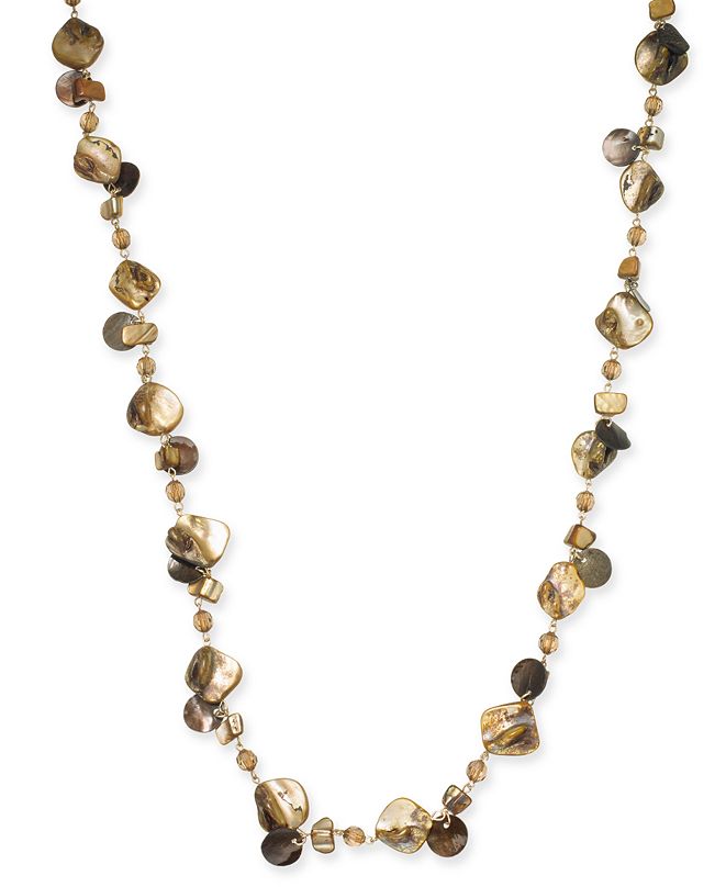 Style & Co Shell Rope Long Necklace, Created for Macy's & Reviews ...