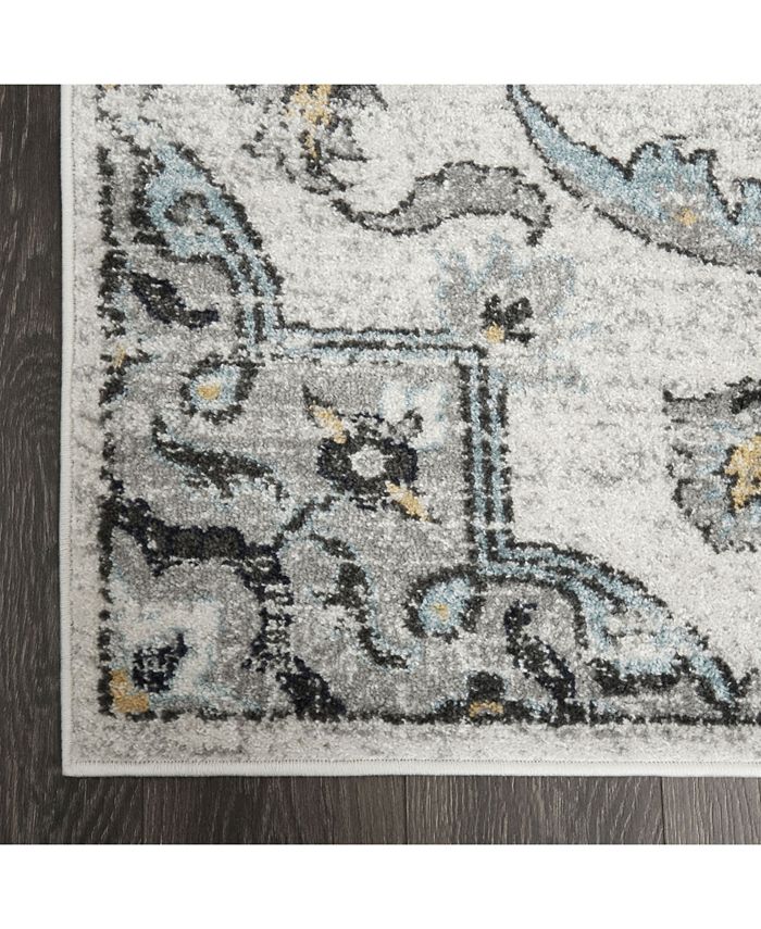 Global Rug Designs Comet COM03 Ivory 3'11" x 5'4" Area Rug - Macy's