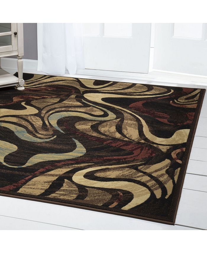 Global Rug Designs Yorba YOR05 Black Area Rug - Macy's