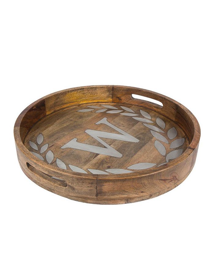 The GG Collection Heritage Collection Monogram Mango Wood Round Tray ...