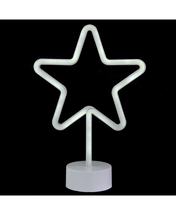 Northlight Battery Operated Neon Style LED Star Table Light & Reviews ...