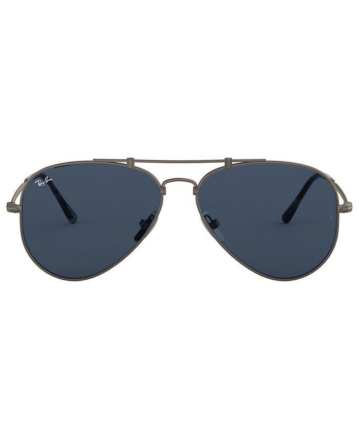 Ray-Ban TITANIUM Sunglasses, RB8125 58 - Macy's