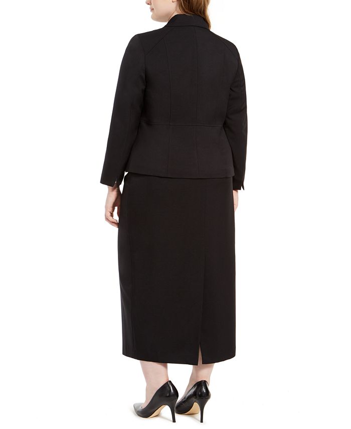 Le Suit Plus Size Column Skirt Suit - Macy's