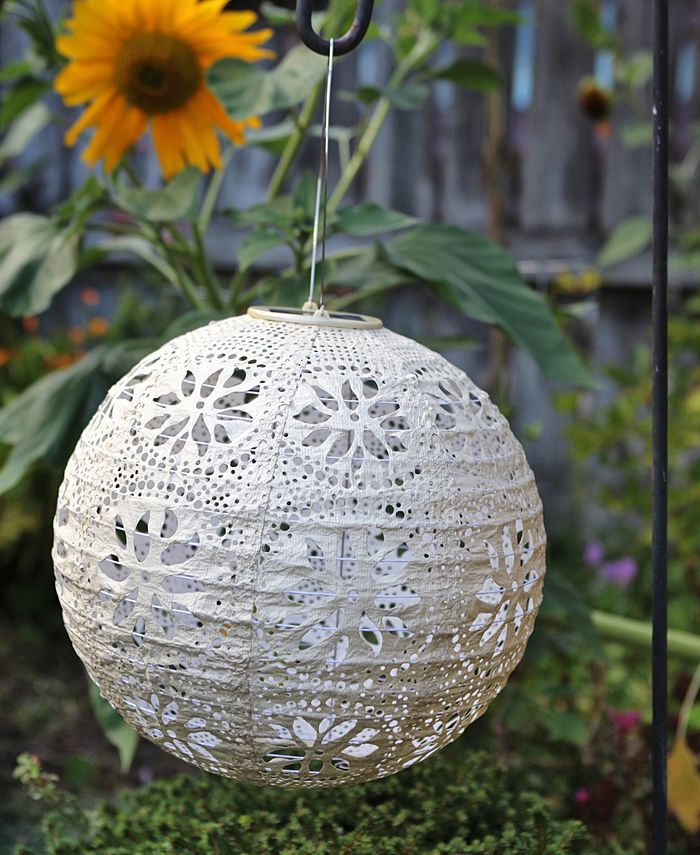 Allsop Home & Garden Soji Stella Boho Globe Solar Lantern - Macy's