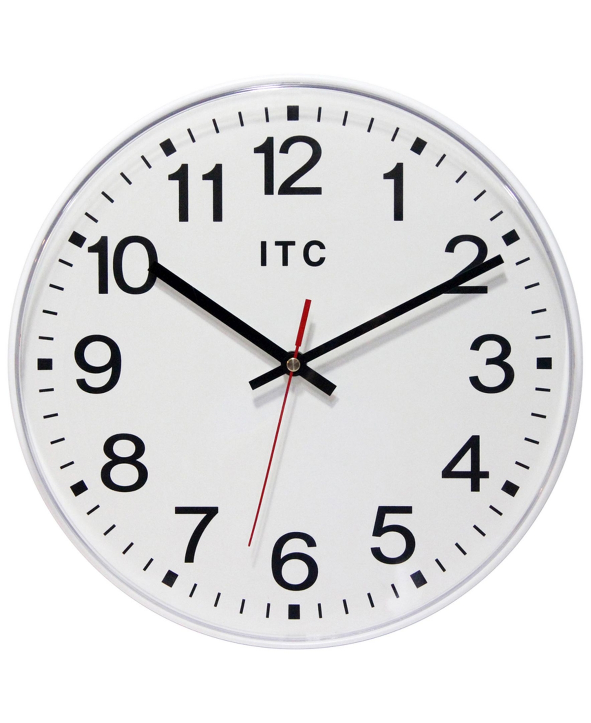 Infinity Instruments Basic Prosaic White 12-inch Traditional Analog ...