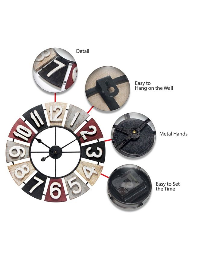 Infinity Instruments Indoor Wall Clock - Macy's