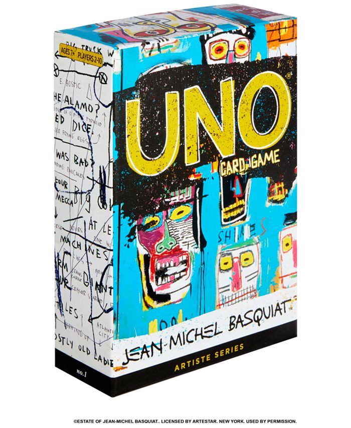 Mattel UNO Artiste Series No. 1, UNO® Card Game Featuring Jean-Michel ...