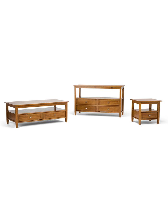 Simpli Home Warm Shaker Console Table - Macy's