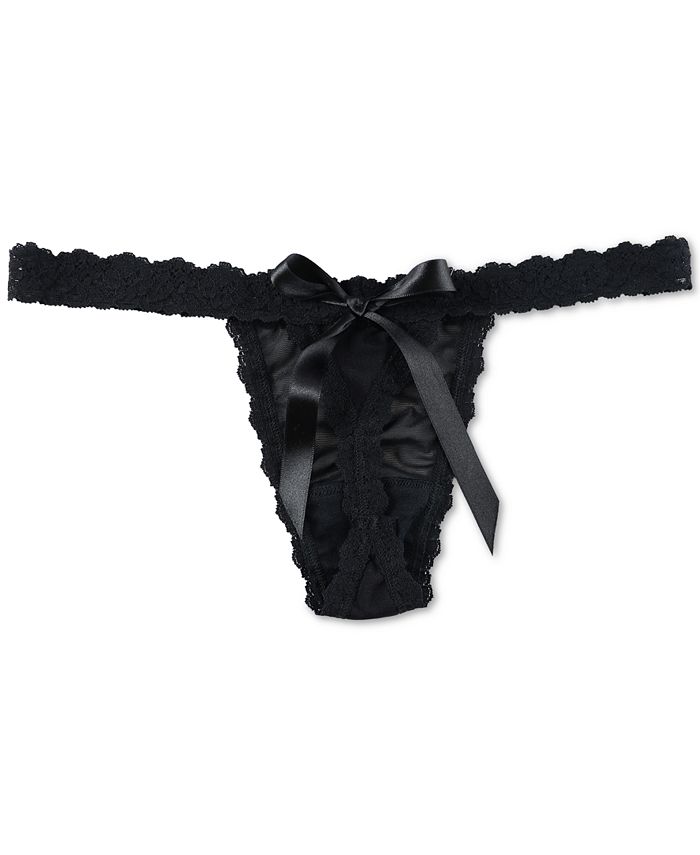 Hanky Panky Ruffled Mesh Babydoll & Matching G-String - Macy's