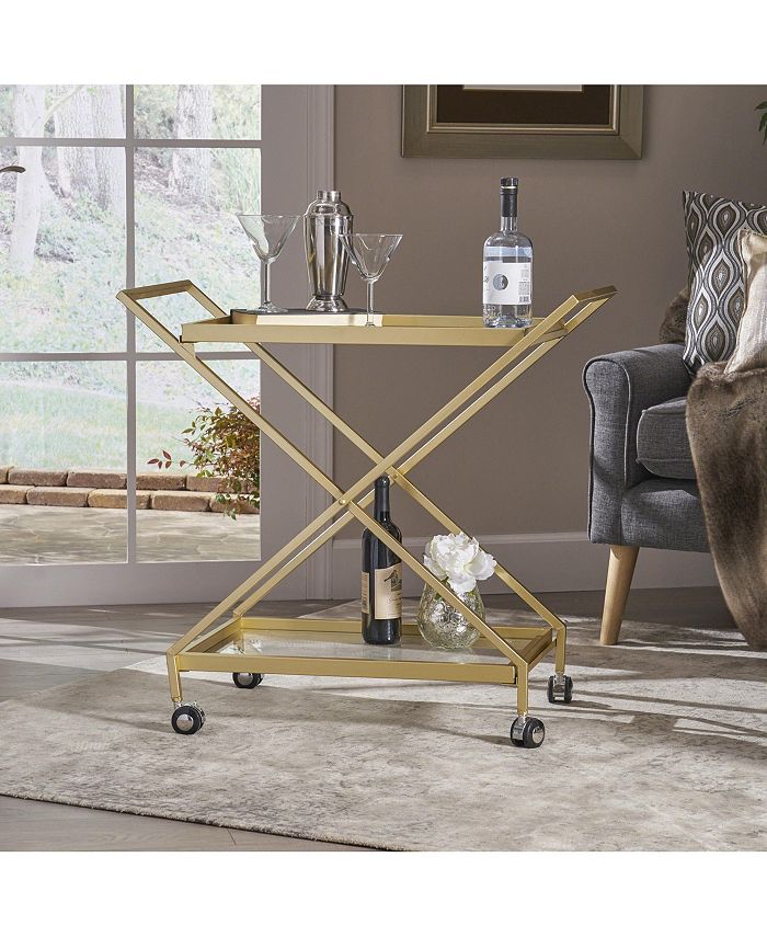 Noble House James Indoor Industrial Cart - Macy's