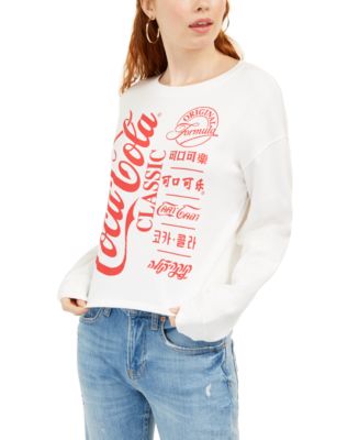 Love Tribe Juniors' Coca-Cola Graphic Sweatshirt - Macy's